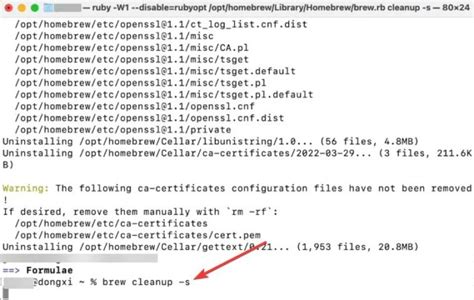 How To Uninstall Packages With Homebrew