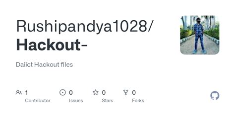 Github Rushipandya1028hackout Daiict Hackout Files