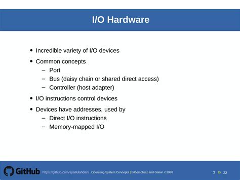 Operating System Ch12 Io Systems Ppt