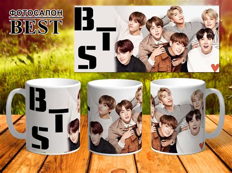 Чашка Bts цена 110 грн — Prom Ua Id 1132599365