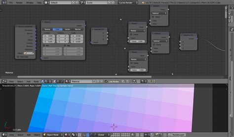 node editor randomly populating procedural shape or image texture