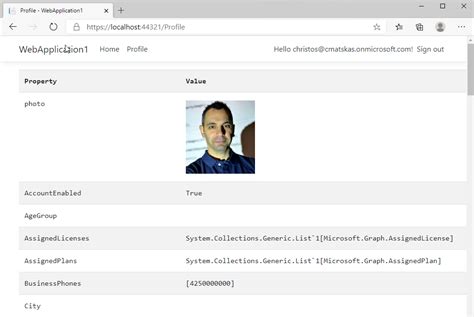 Call MS Graph APIs From ASP NET Core 3 1
