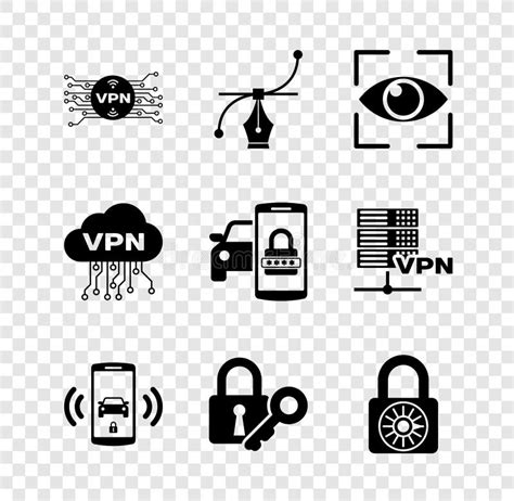 Vpn Instellen Met Microchip Circuit Bezier Curve Eye Scan Smart Car Alarm System Lock En Key And