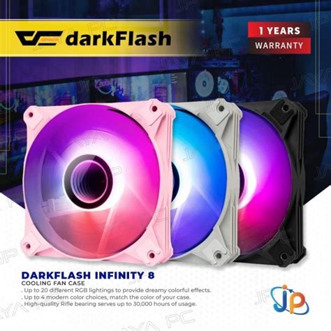 Darkflash Infinity PWM ARGB Led Cooler Fan Case Fan Casing Cm Shopee Malaysia