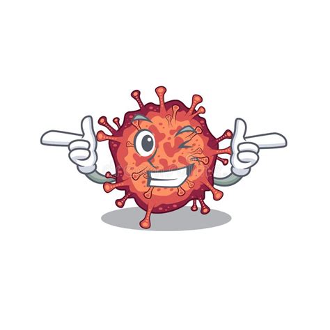 Smiley Contagieux Virus De Corona Dessin De Conception Style Montrant
