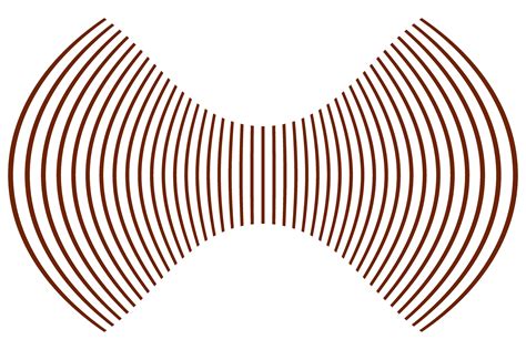 Simple Abstract Earthtone Chocolate Color Geometric Bow Shape Line Pattern A Red And Black