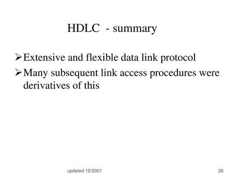 High Level Data Link Layer Protocol Hdlc Ppt Download