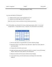 ECE407 HW6 S22 Pdf Pattern Recognition ECE407 Spring 2022 HW6 Due