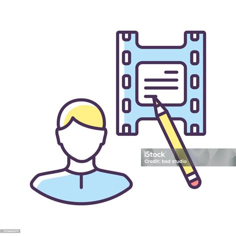 編劇 Rgb 顏色圖示向量圖形及更多互聯網圖片 互聯網 作家 做 Istock