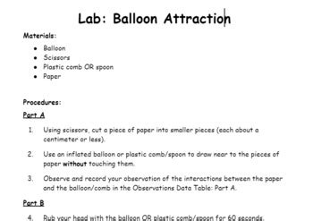 Quick And Easy Electrostatic Labs Paper Attraction And Bending Water