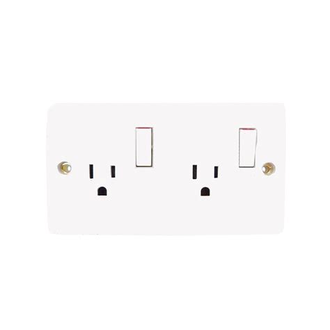 Cronex Double Switch Outlet Socket Kalico