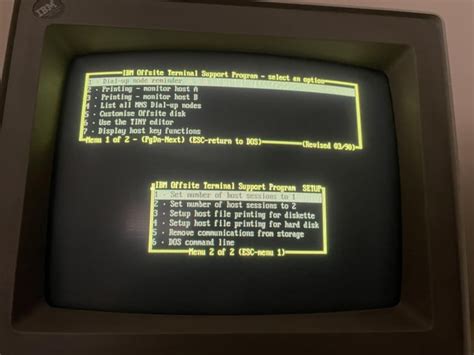 Unknown Ibm Terminal Support Program Rvintagecomputing