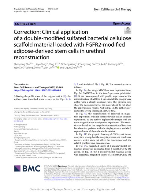 Pdf Correction Clinical Application Of A Double Modified Sulfated