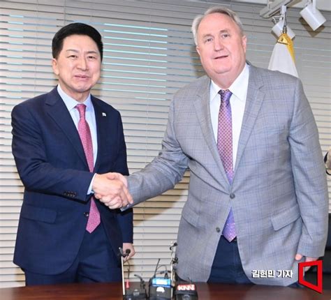 포토 김기현 대표 인요한 혁신위원장 긴급 회동 아시아경제
