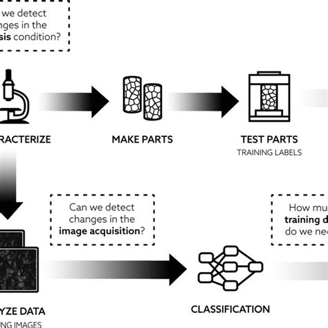 Schematic Of A Workflow For Sem Image Based Material Classification Task Download Scientific