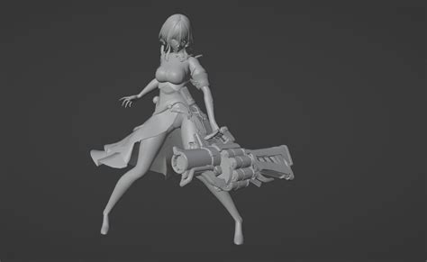 Anime Character Hsr Natasha 3d Model Cgtrader