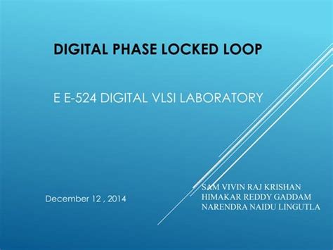 phase locked loop pll ppt