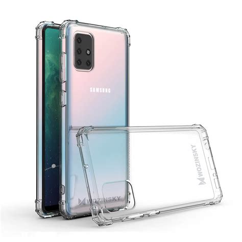 Wozinsky Anti Shock Durable Case хибриден удароустойчив кейс за Samsung Galaxy A s прозрачен