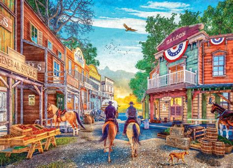 Wild West Country 1000 Piece Jigsaw Puzzle By Eurographics Serious