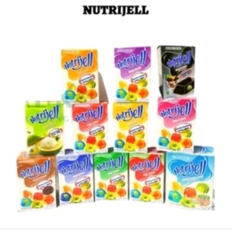 Ready Stock Nutrijell Jelly Powder Sachet Multiple Flavor Agar Agar