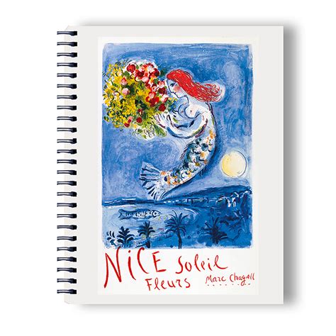 Spiral Notebook Marc Chagall The Bay Of Angels · Boutiques De Musées