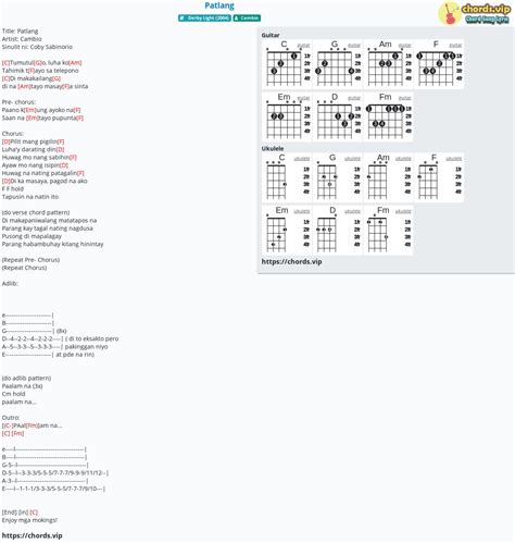 Kay Tagal Kitang Hinintay Guitar Tab