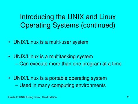 Ppt Guide To Unix Using Linux Third Edition Powerpoint Presentation