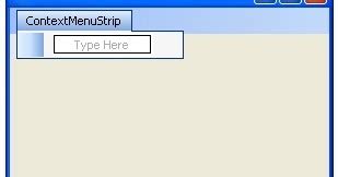 More For You Context Menu Strip Control In C