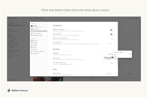 How To Make Notion Dark Mode How To Turn On Off On Desktop Mobile