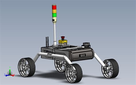 农业机器人 SOLIDWORKS 2021 模型图纸下载 懒石网