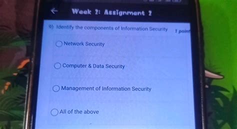 Week 2 Assignment 2 9 Identify The Components StudyX
