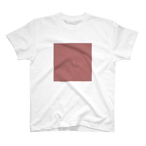 1月8日の誕生色「キャニオン・ローズ」のtシャツ【birth Day Colors（バースデーカラーズ）】