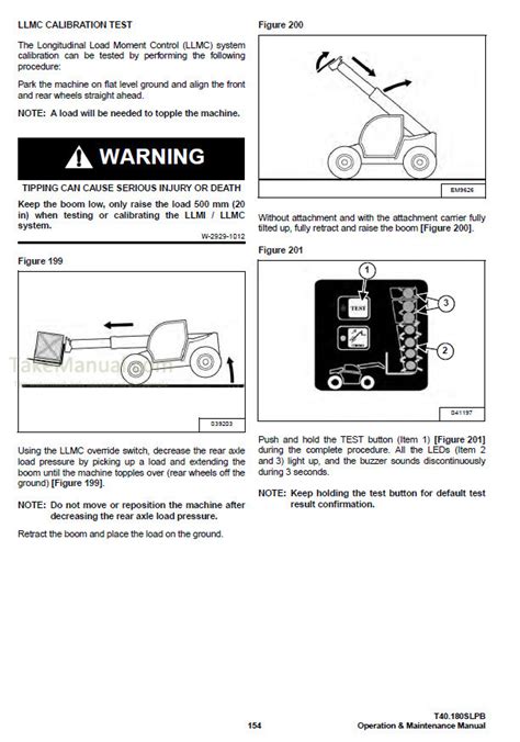 Bobcat T40 180SLPB Operation Maintenance Manual Telescopic Handler B33W14000 TakeManual Com