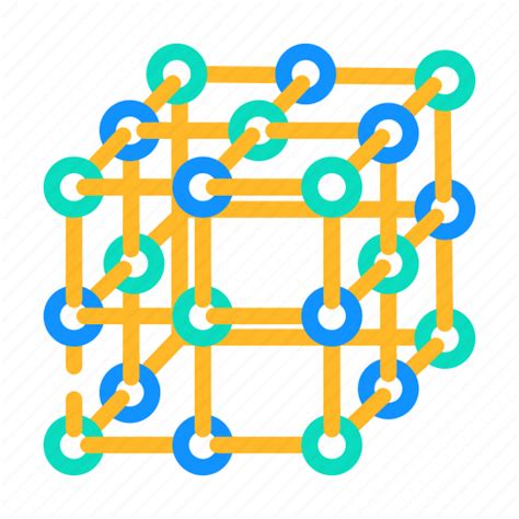 Network Molecular Structure Molecule Chemistry Science Icon