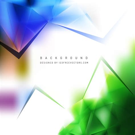 Abstract Colorful Geometric Triangle Background Template