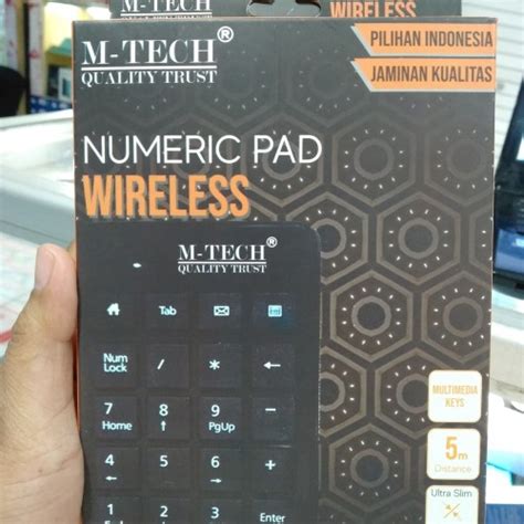 jual m tech keyboard numeric wireless 2 4ghz keypad numerik wireless