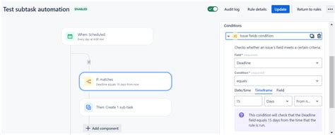 how to automate the creation of subtasks based on