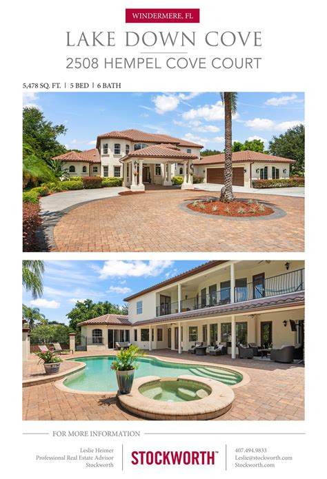 2508 Hempel Cove Court Property Brochure Leslie By Stockworth