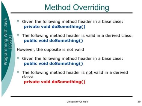 Java Inheritance In Object Oriented Programming Ppt