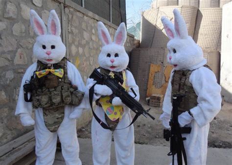 Bunny Soldiers Easter Blank Template Imgflip