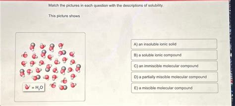 Solved Match The Pictures In Each Question With The Chegg