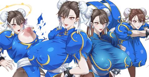 Rule 34 Breasts Brown Hair Capcom Censored Chun Li Earrings Female