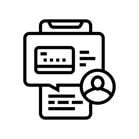 Internet Credit Card Line Icon Vector Illustration 10300504 Vector Art