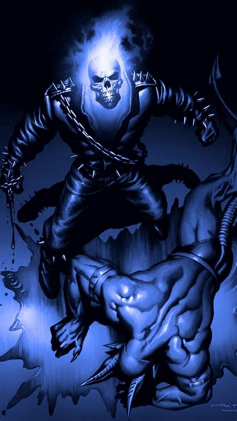 Ghost Rider Spirit Of Vengeance Blue Fire