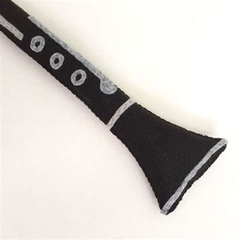 Toy Clarinet Plush Clarinet Stuffed Clarinet Felt Toys Felt