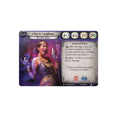 Arkham Horror The Card Game Marie Lambeau Investigator Deck Asmodee Uk