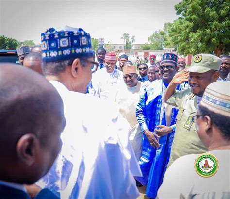 Buhari Attends Passing Out Parade Of Katsina Community Watch Corps Photos