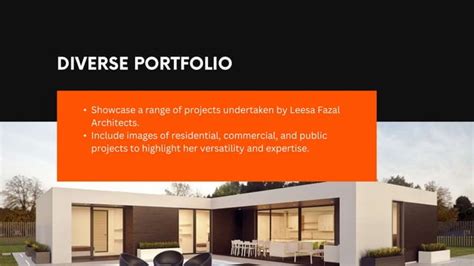 Excellence In Architecture The Journey Of Leesa Fazal Ppt