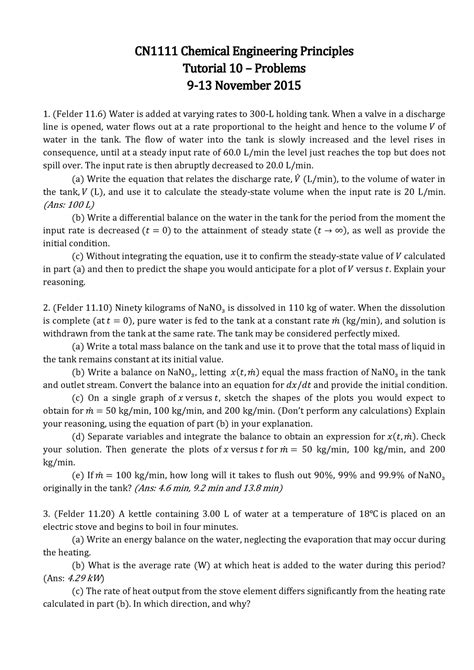 T Problems Ay Tutorial For Cn Cn Chemical