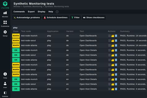 Checkmk Synthetic Monitoring